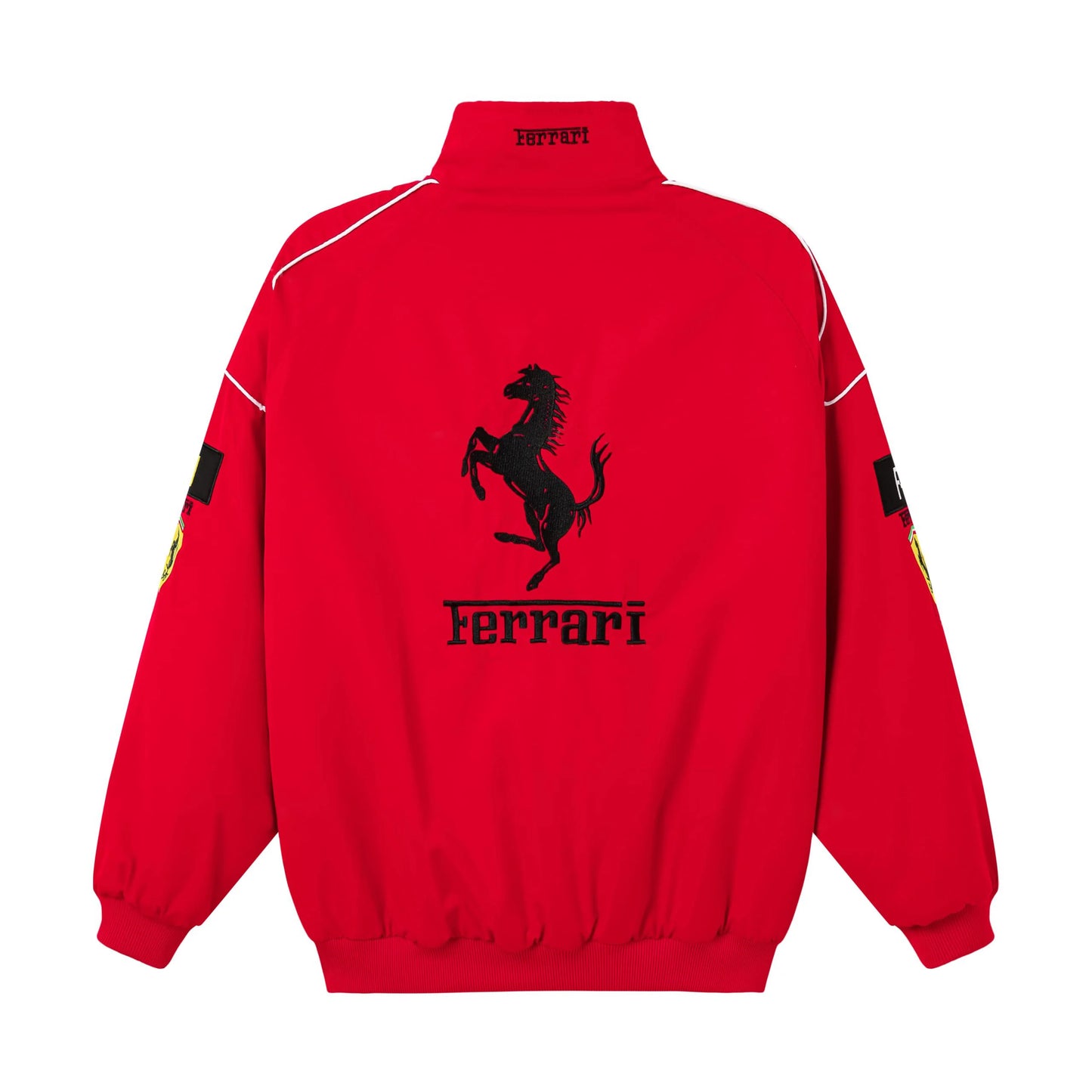 Red Ferrari Vintage Racing Jacket – FinishLineFever™
