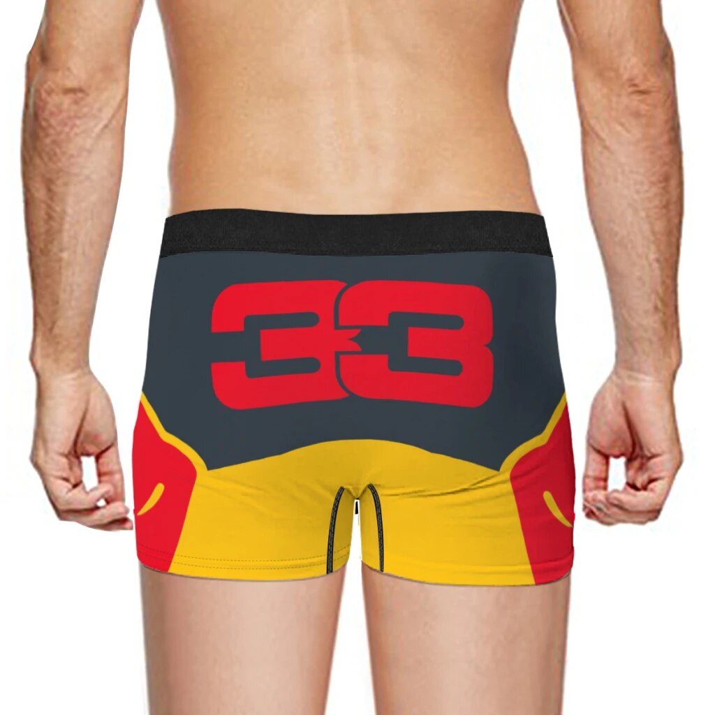 RED MAX VERSTAPPEN FORMULA 1 UNDERWEAR – FinishLineFever™