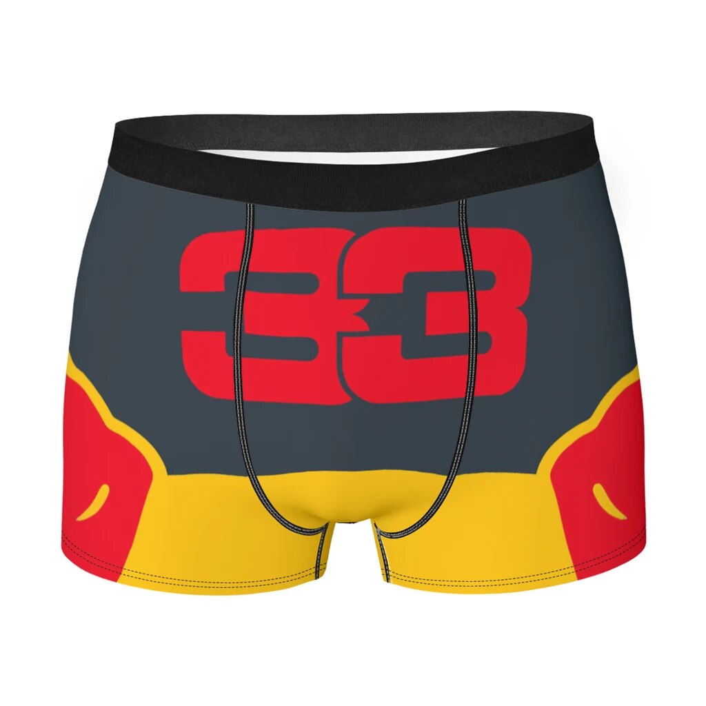 RED MAX VERSTAPPEN FORMULA 1 UNDERWEAR – FinishLineFever™